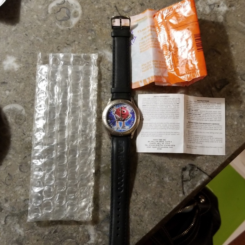 M&M's Watch. The Official Candy Of The Millennium - Gem